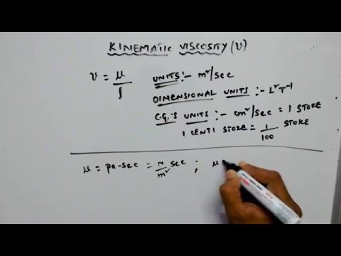 Kinematic Viscosity