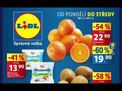 Leták Lidl od 3. 3. 2025