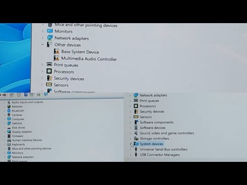 Device Manager Base System Device and Multimedia Audio Controller Drivers Missing Repair Fix