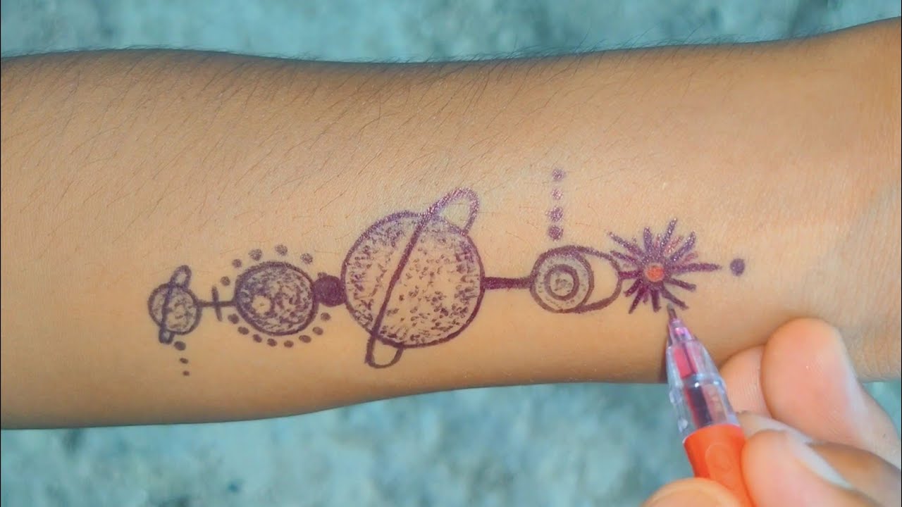 solar system tattoo minimalist ! solar system tattoo designs @Tattosugation