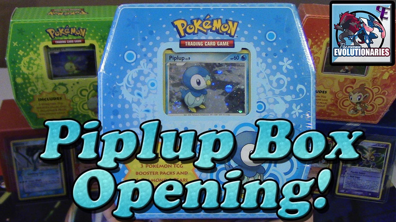 Pokemon Cards- 2009 Piplup Classic Trio Tin! | Crystal Guardians Power Keepers Mysterious Treasures!