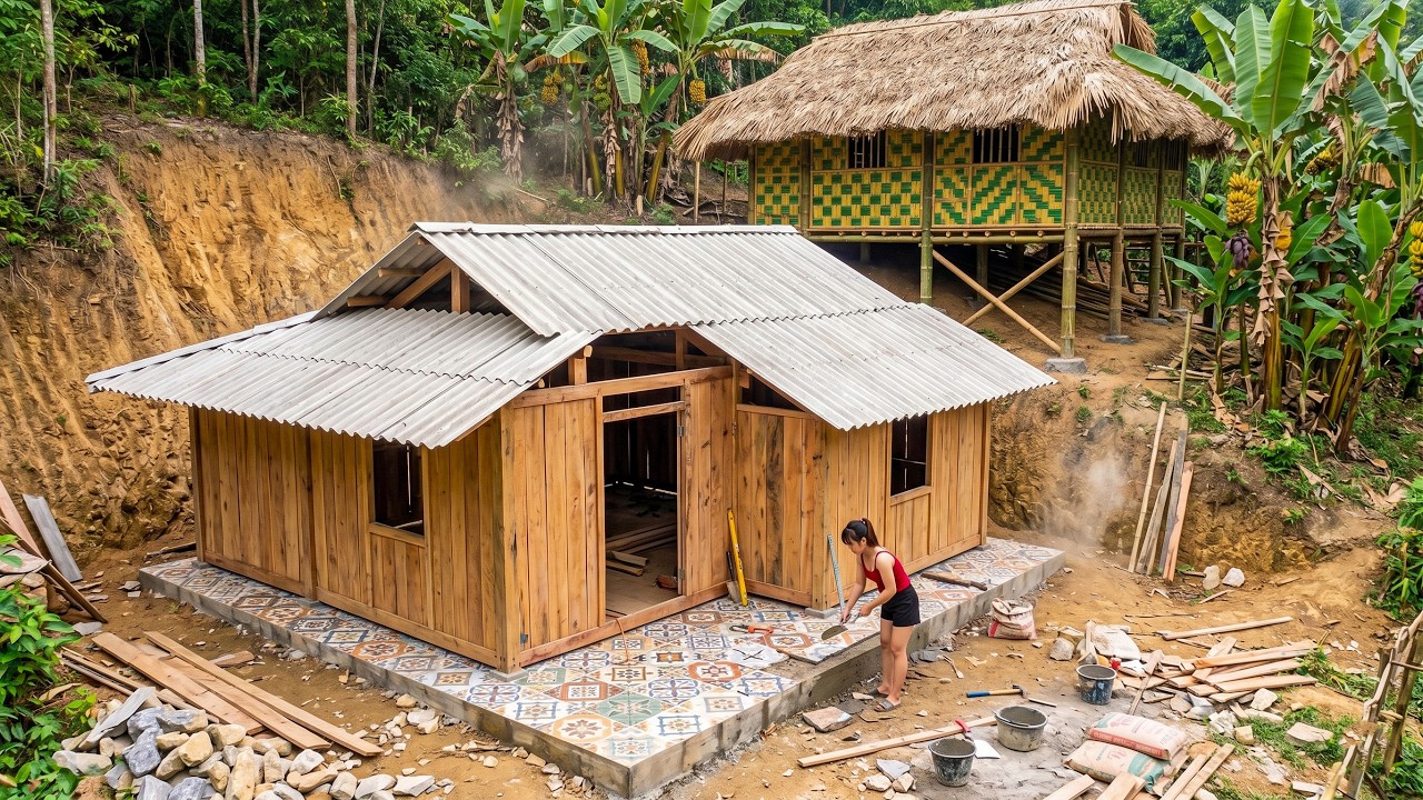 Building Wooden Doors for a 300m² New House with a Fully Wooden Structure