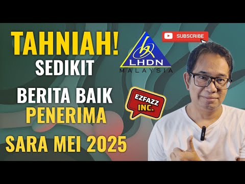 TERBARU! SEDIKIT BERITA BAIK UNTUK PENERIMA SARA 2025.