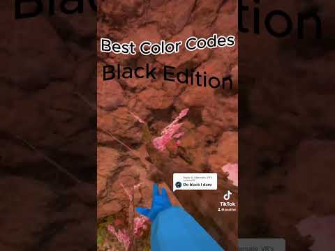 Best Black color Codes For Gorilla Tag @djkablam #vr #gorillatagfun #goofyahh