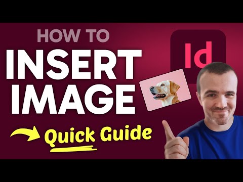 How to INSERT an Image in Adobe InDesign (Step by Step) 2025