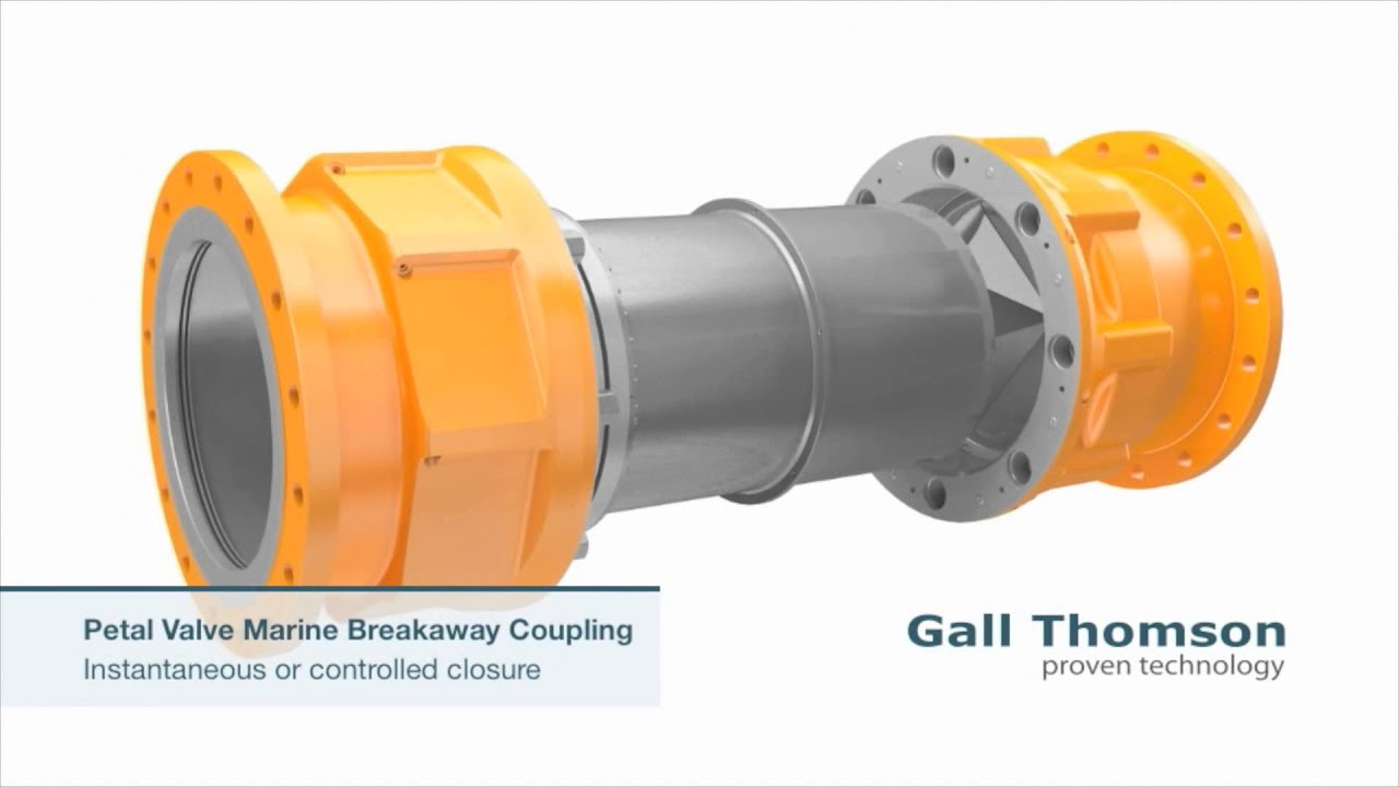 Gall Thomson Petal Valve Marine Breakaway Coupling