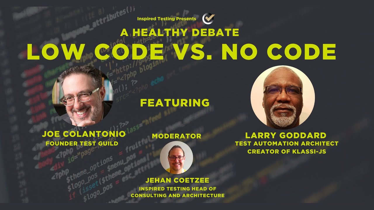 Low-Code vs. No-Code Webinar Debate