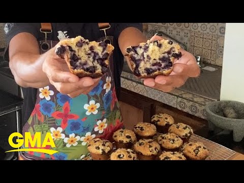 How to make the 'best' blueberry muffins l GMA Digital