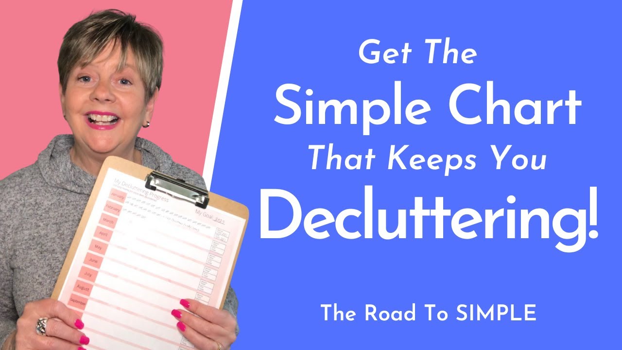 1 Simple Sheet of Paper Helps You Declutter Hundreds of Items!  I'll give you the download link!