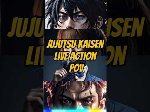 🔥 JUJUTSU KAISEN Characters in HYPER-REALISTIC AI! (Gojo Look INSANE!) 🎥 #anime #shorts
