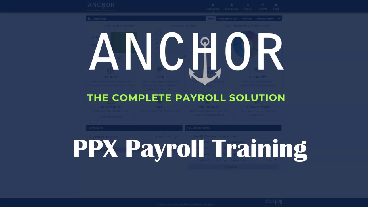 Payroll Processing (PPX): Basic Training