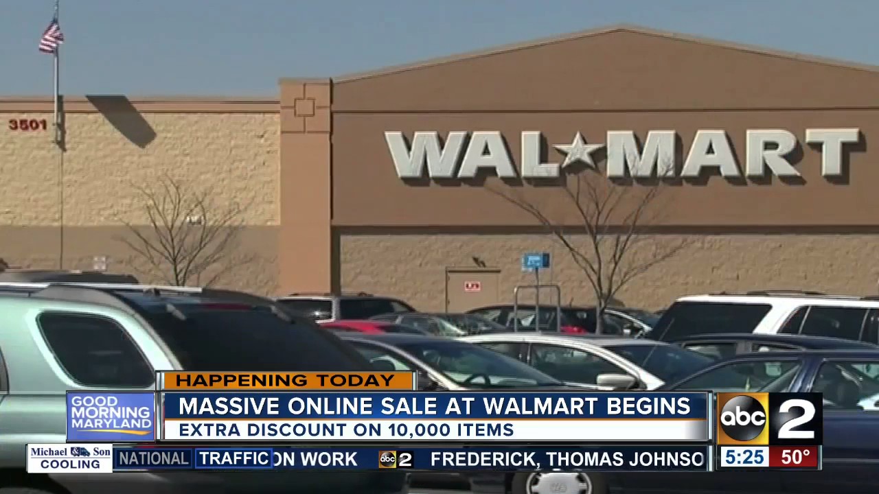 Walmart offers big discounts to online shoppers