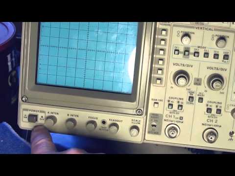 Tektronix 2247A Scope Familiarization Pt. 1