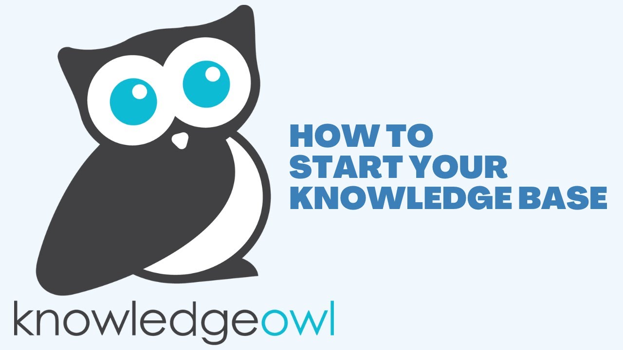 KnowledgeOwl: Getting started with your knowledge base