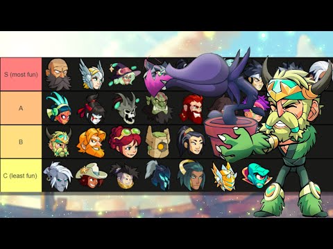 Ranking Brawlhalla Legends on how fun they are to play Against