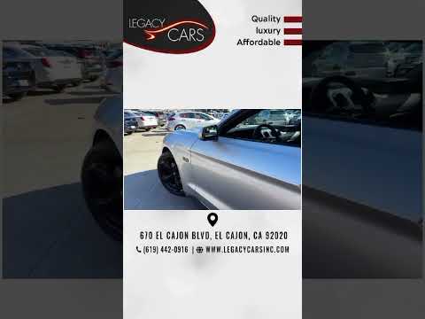 2016 FORD MUSTANG GT PREMIUM INGOT SILVER METALLIC