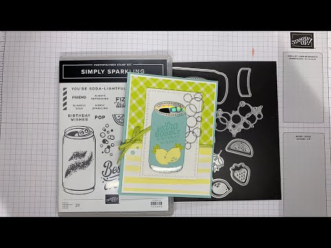Stampin’ Up! Simply Sparkling Birthday Card Tutorial #diy #cardmaking #designerseriespaper #birthday