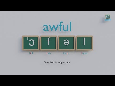 How to pronounce awful ?