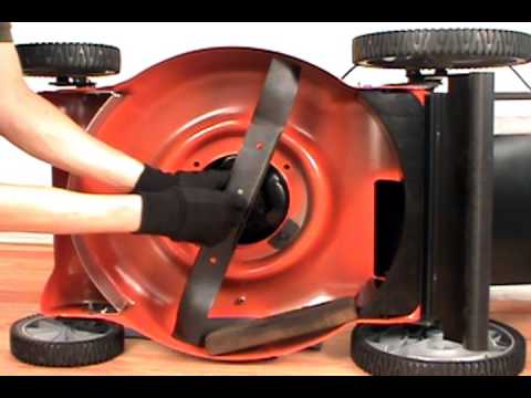 Replacing the Blade - Husqvarna Lawn Mower