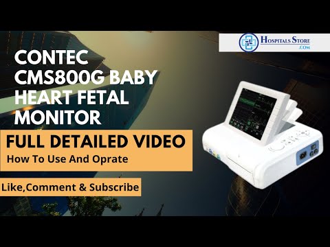 Buy Contec - CMS800G CTG Machine with Single FHR Monitoring | 8" Color ...