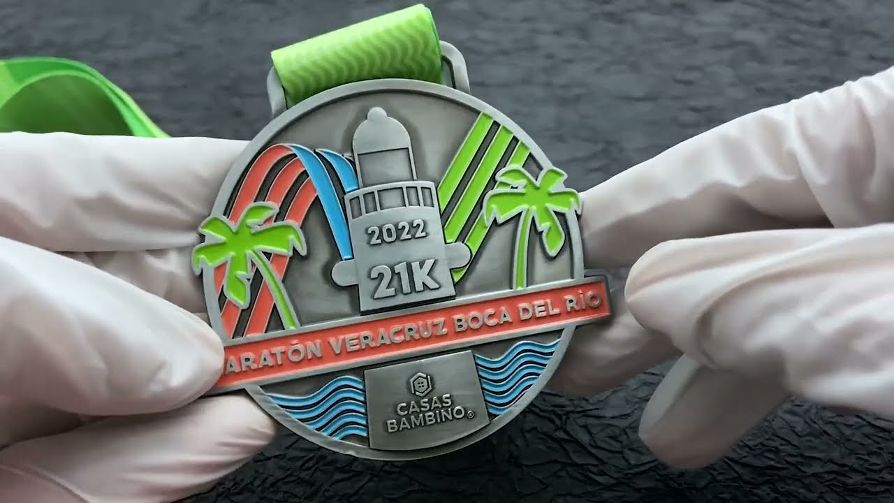 1003 - 21KM Island Lighthouse Coconut Element Silver Enamel Marathon ...