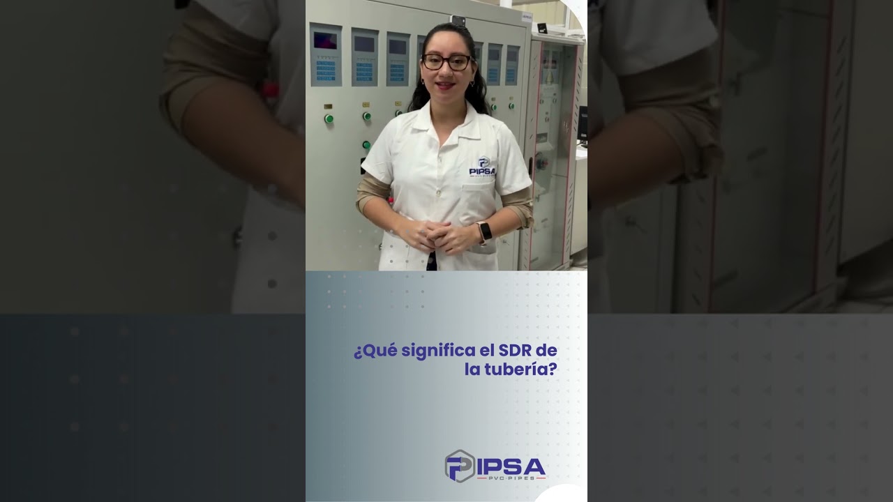 ¿Qué significa el SDR de la tubería?