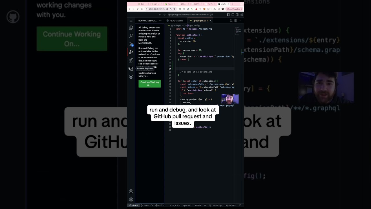 Github Tip: edit your code using Github.dev #programming #github #developers #tutorial