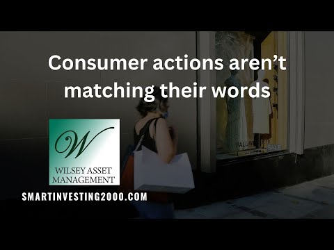 Consumer actions aren’t matching their words