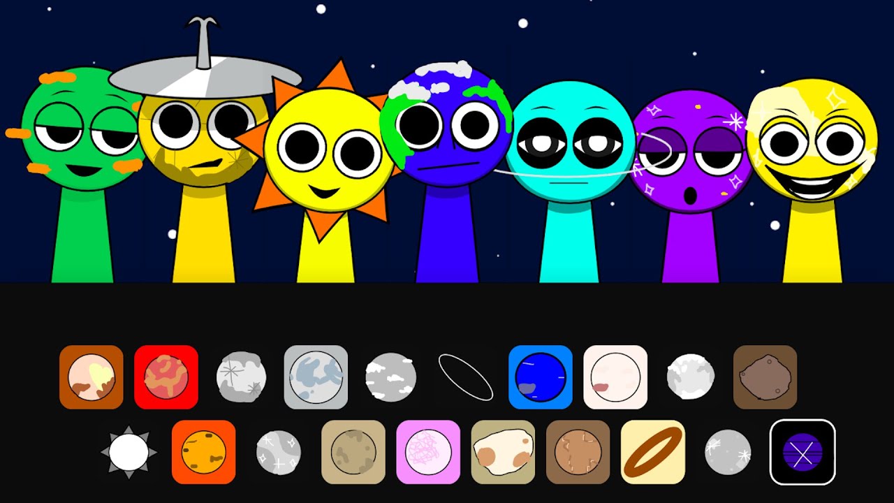 SolarBalls in Incredibox Sprunki. Normal VS Horror Versions!