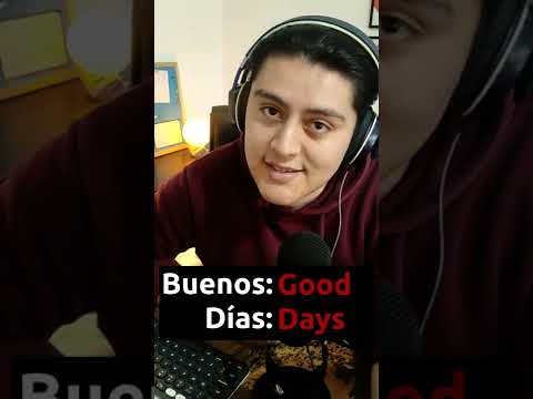 How to say "good morning" in Spanish! | #shorts