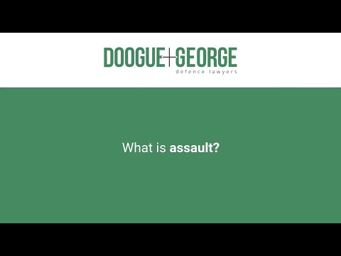 What is common law assault?