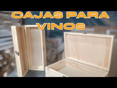 CAJAS PARA VINOS EN MADERA DE PINO