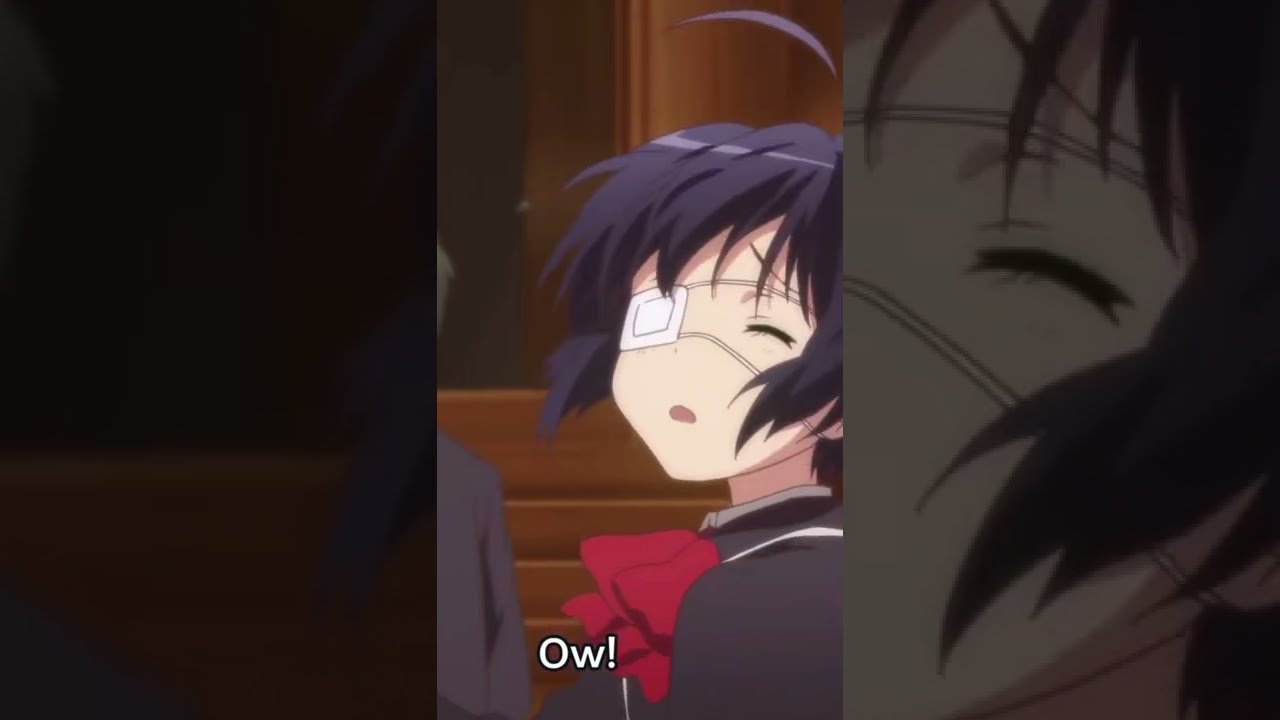Rikka getting hurt #shorts #anime #chuunibyou