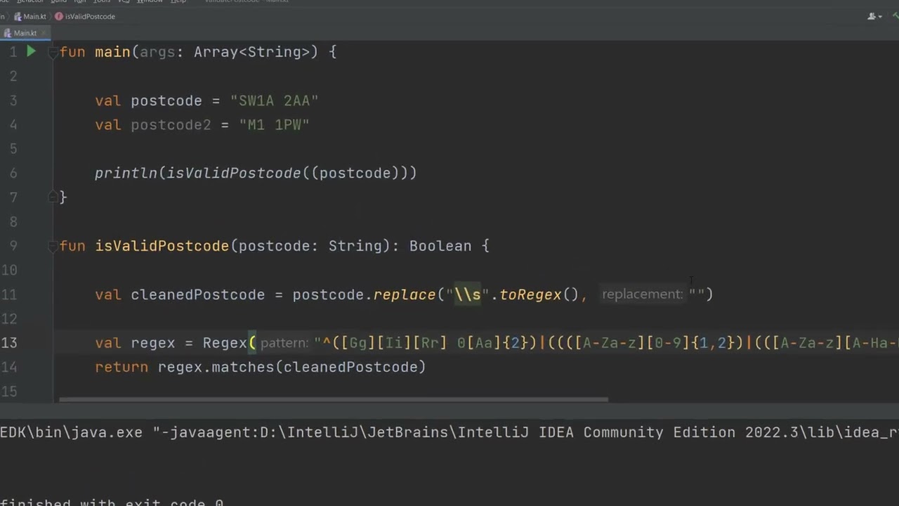 How to Validate a Postcode Using Kotlin