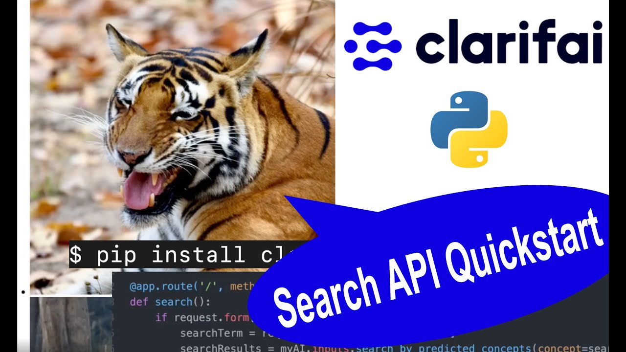 Python Search API Quickstart | Clarifai