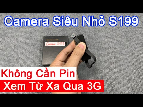 Camera Cúc Áo S199 | Camera S199 Ngụy Trang Mắt Cúc Áo Wifi Full 4k Xem Từ Xa Qua Điện Thoại