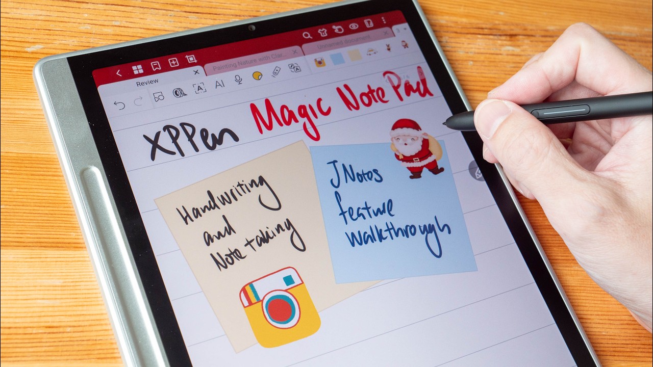 Note taking and JNotes review with XPPEN MAGIC NOTE PAD