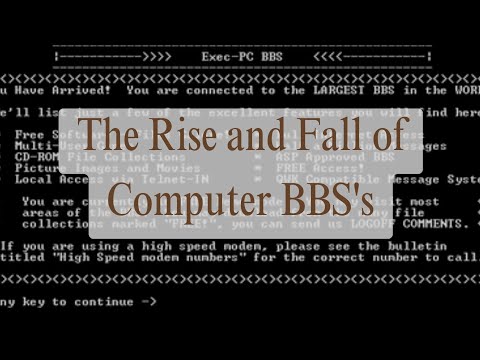 The Rise and Fall of Computer BBS's