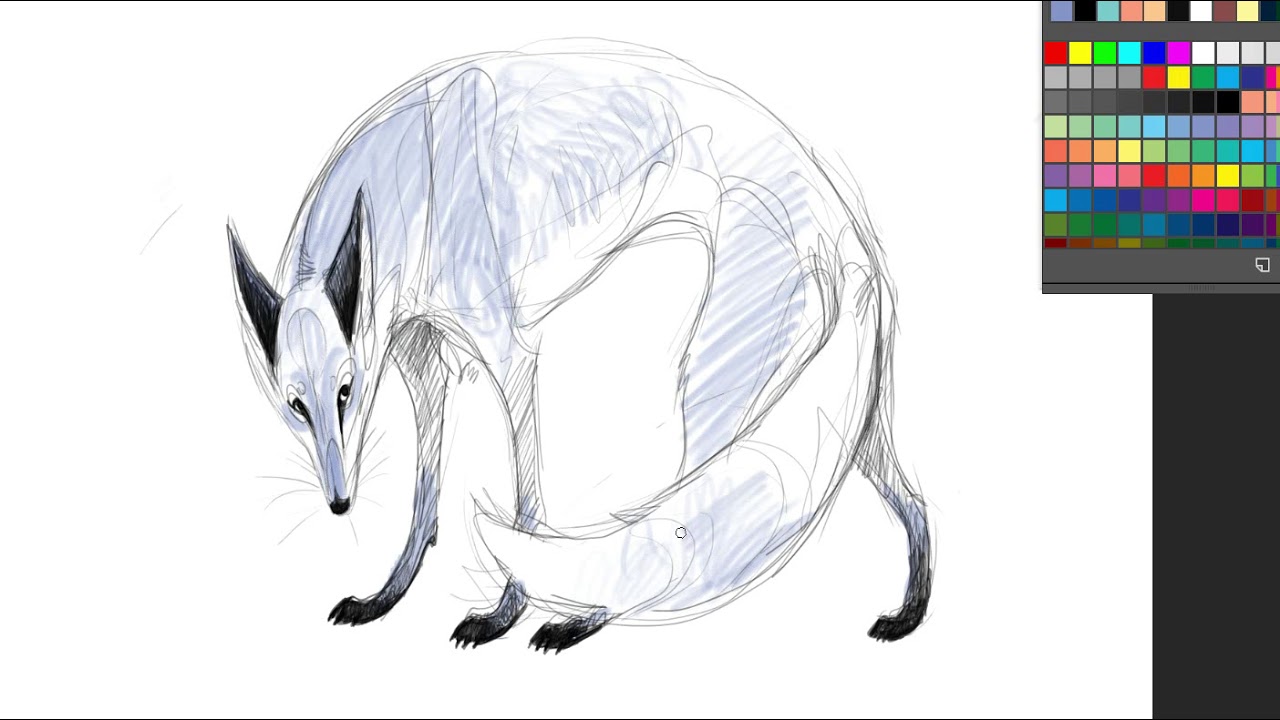 Fantasy Creature Speed Drawing