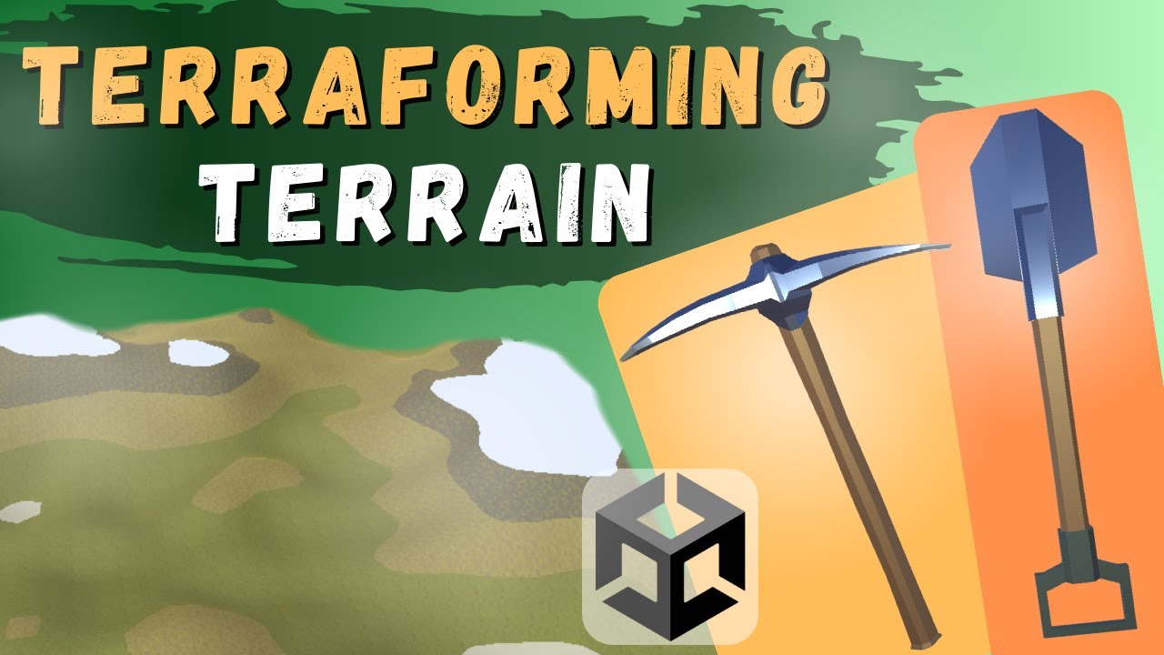 Terrain Terraforming in Unity - Mining With A Pickaxe