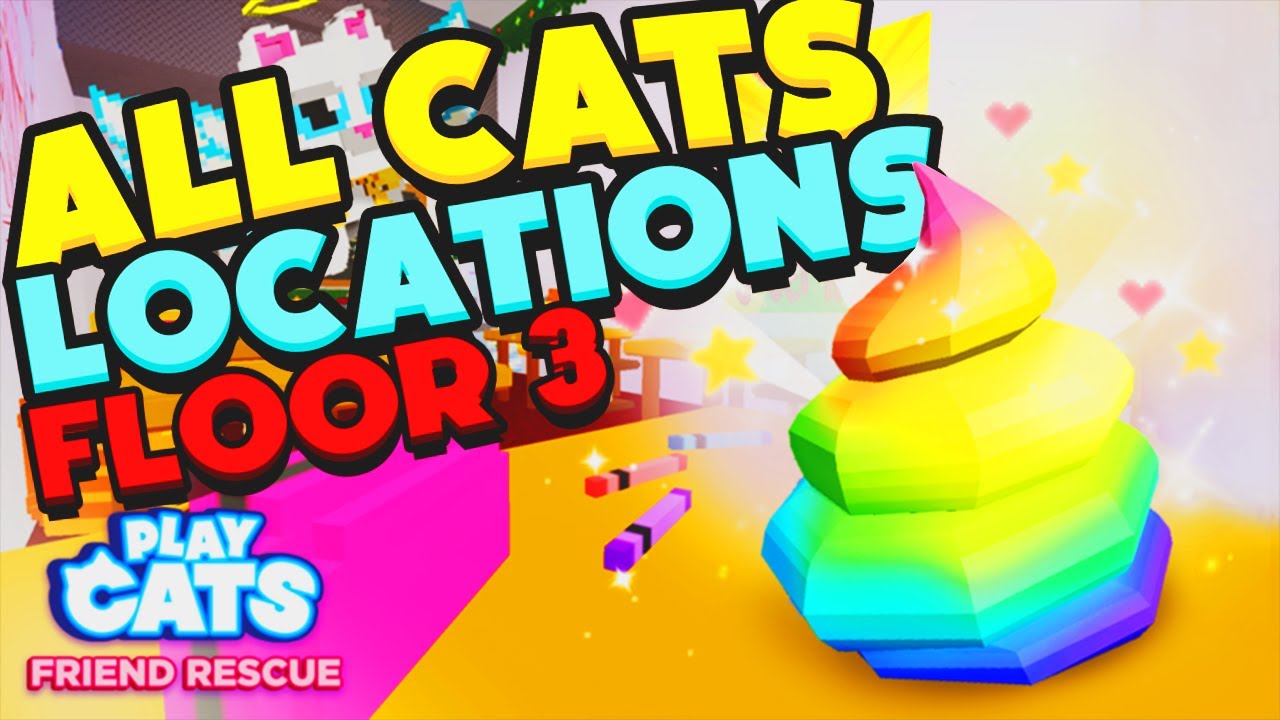 Play Cats Morphs: Friend Rescue | FLOOR 3 | ALL CATS LOCATIONS