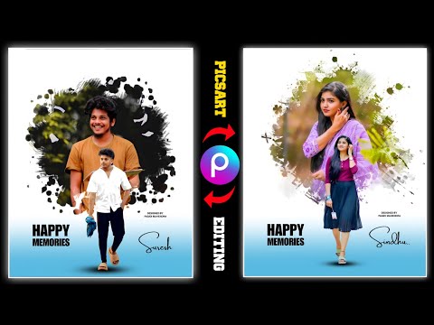 Instag Trending Leaf Butterfly Background Dual Photo Editing in PicsArt Telugu | Tech Advice Telugu