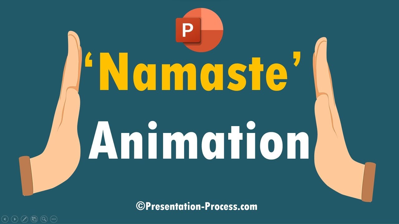 Namaste Hands Animation Effect in PowerPoint