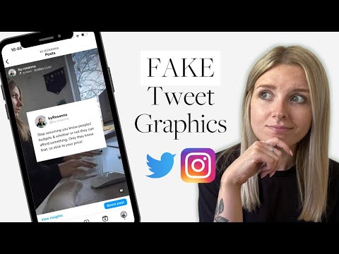 How to Make Twitter Screenshot Graphics for Instagram Posts & Reels (if you don't have Twitter!)