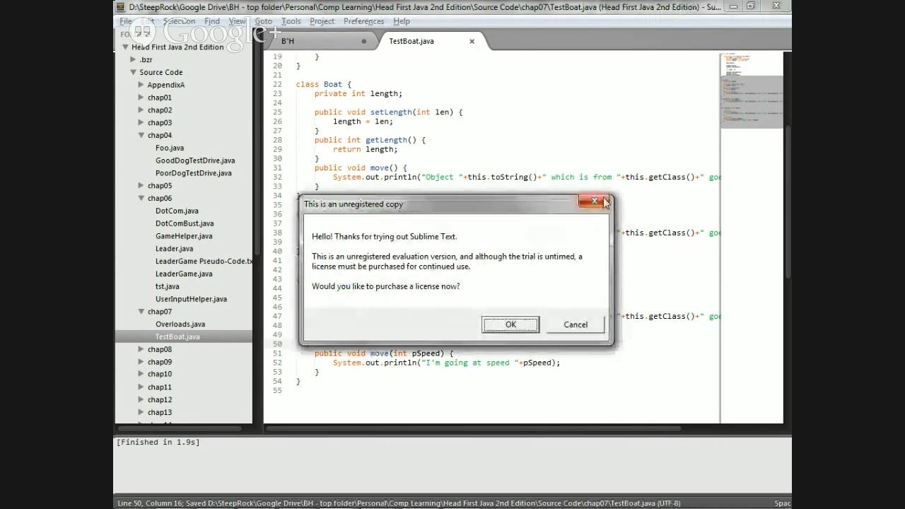 Head First Java - Class 20 - (Chapter 7)