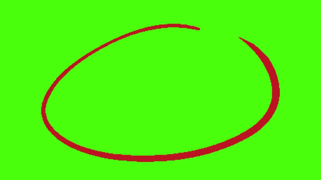 red circle for greenscreen #animation #arrowanimation #gify