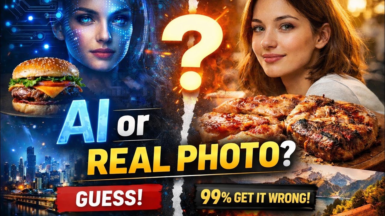 AI or Real Photo 3 Levels | Challenge (Easy • Medium • Hard) #AIorNot#FakeOrReal#AIvsHuman#Trending