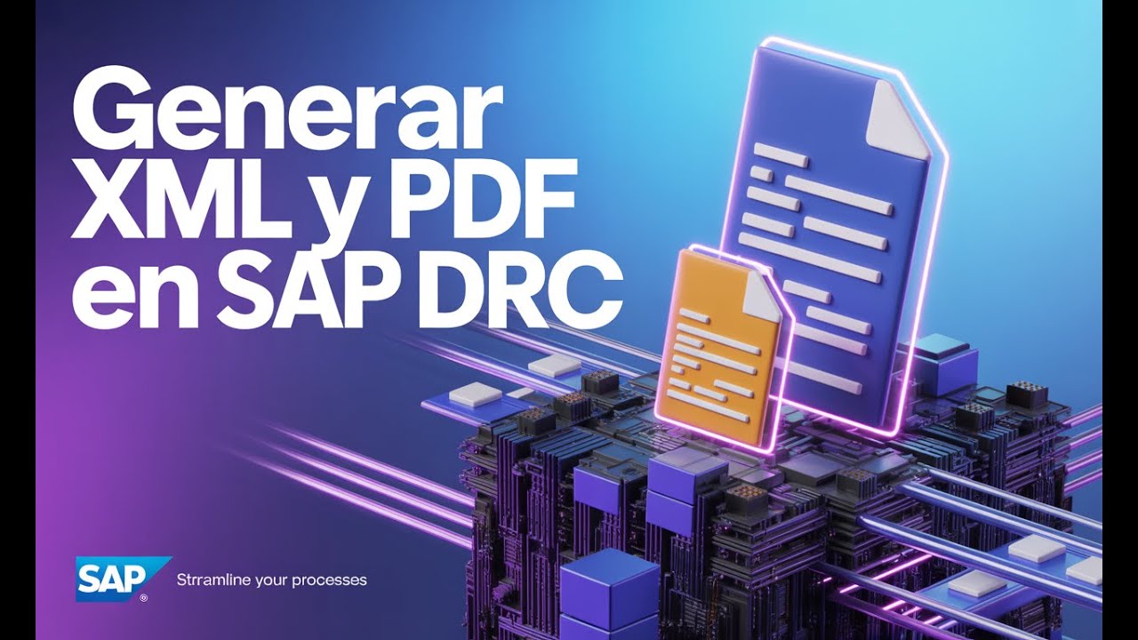 GENERAR XML Y PDF EN SAP DRC (Document and Reporting Compliance)