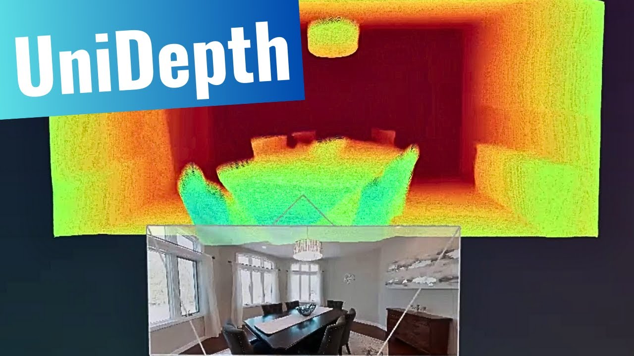 UniDepth Monocular Metric Depth Estimation ONNX - Rerun SDK