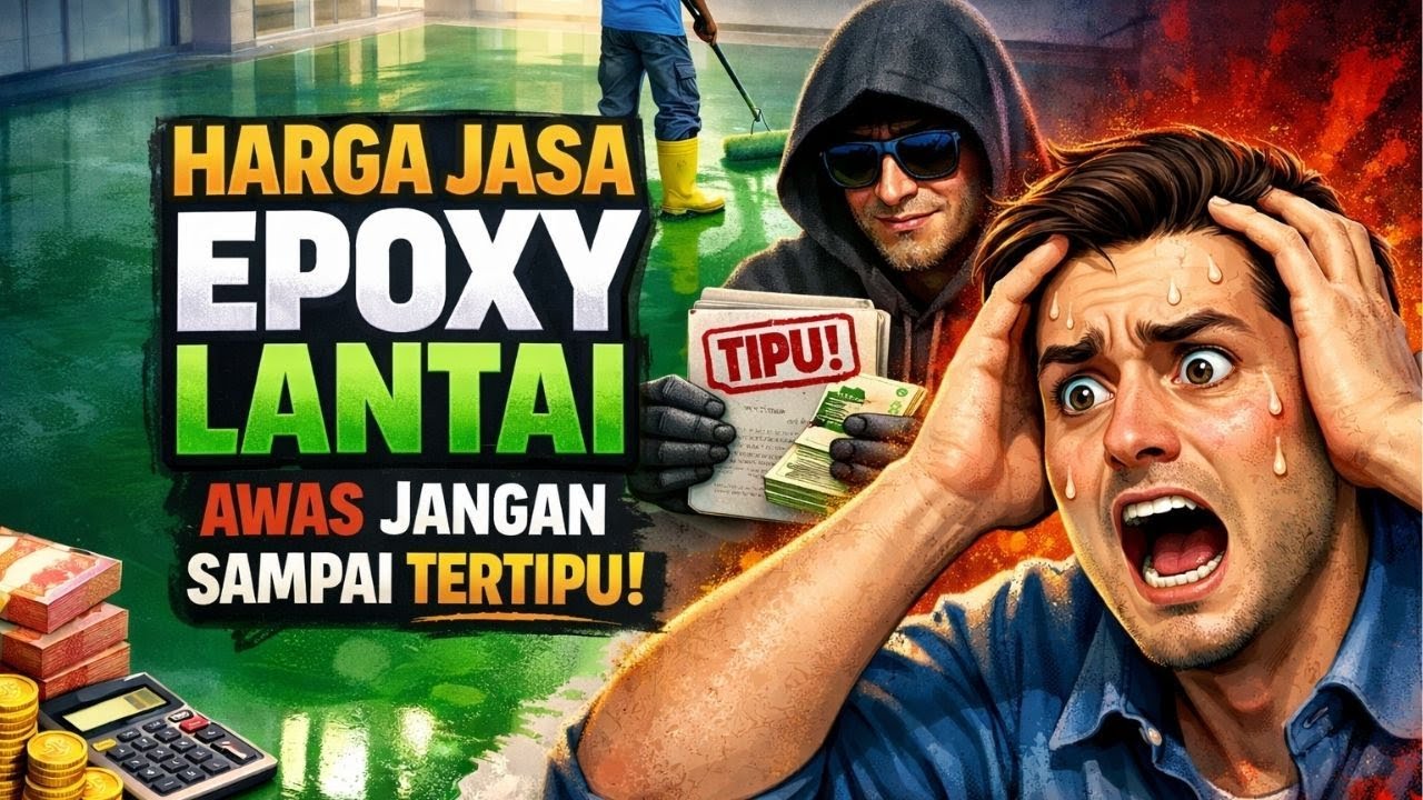 Harga Jasa Epoxy Lantai || Ini Patokan Harganya Jangan Sampai Anda Tertipu Kontraktor Bodong